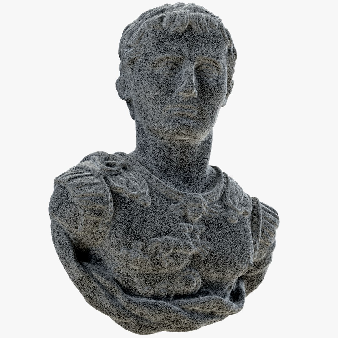 3d model of octavian caesar