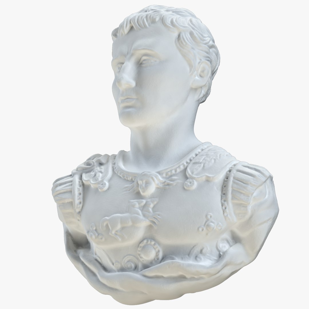 3d model of octavian caesar