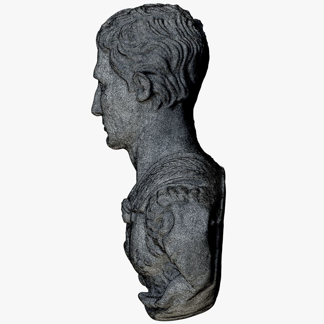3d model of octavian caesar