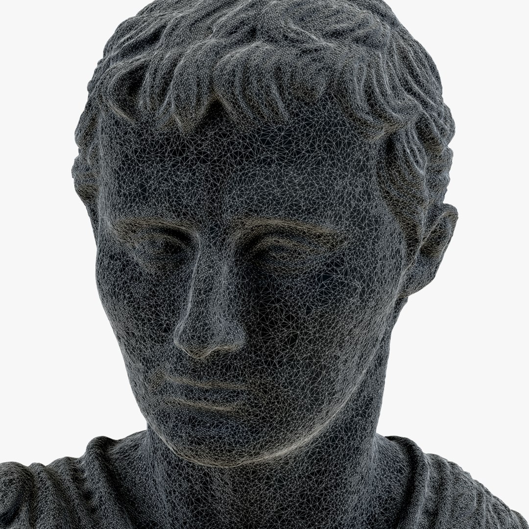 3d model of octavian caesar