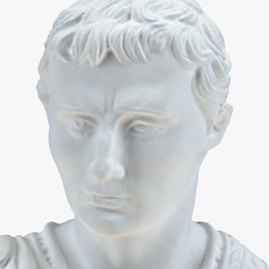 3d model of octavian caesar