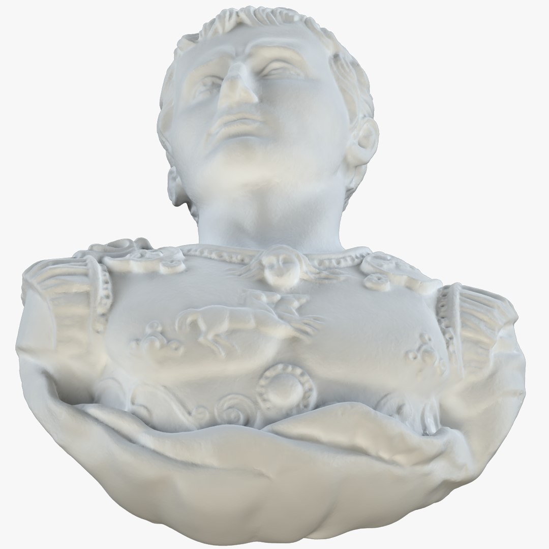 3d model of octavian caesar