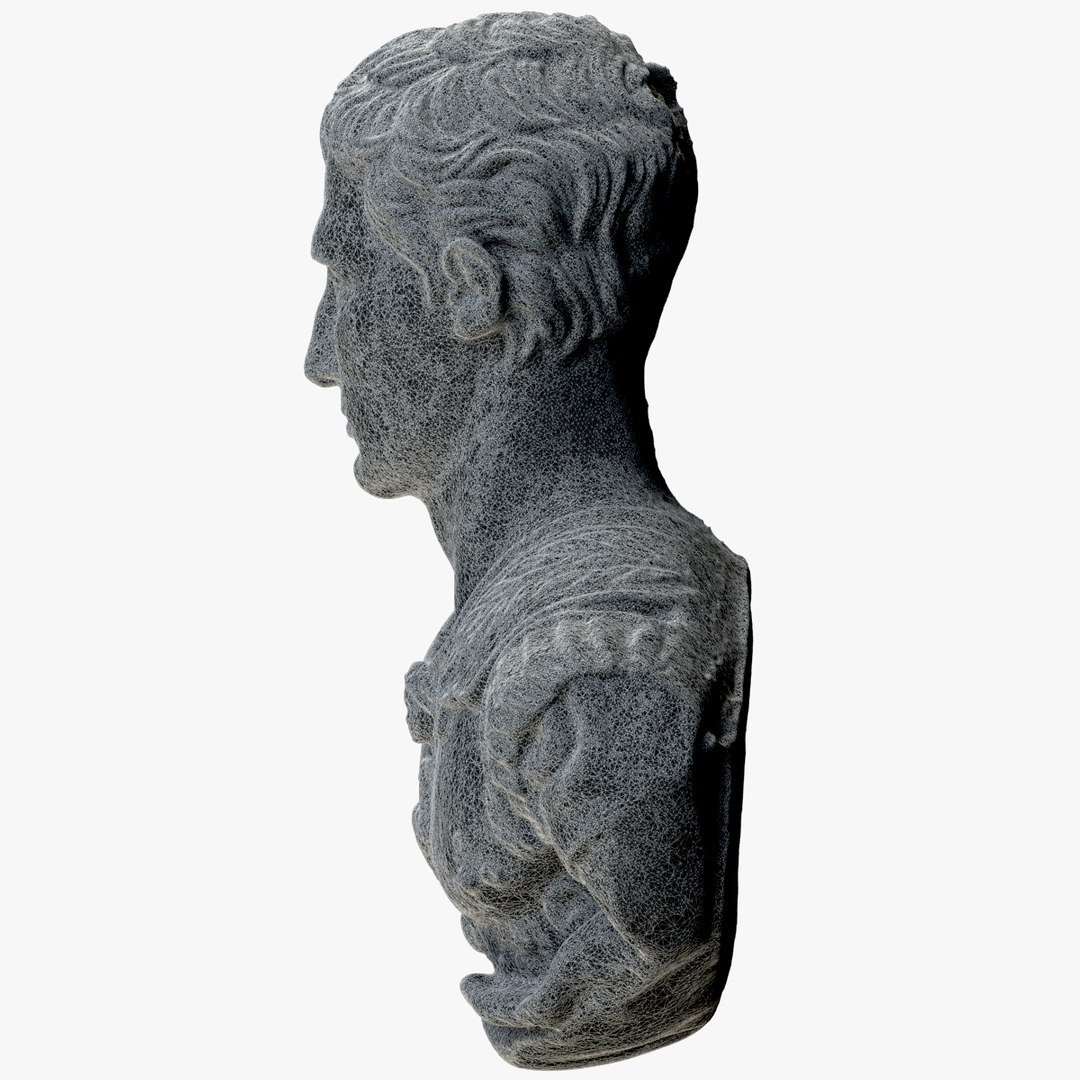 3d model of octavian caesar