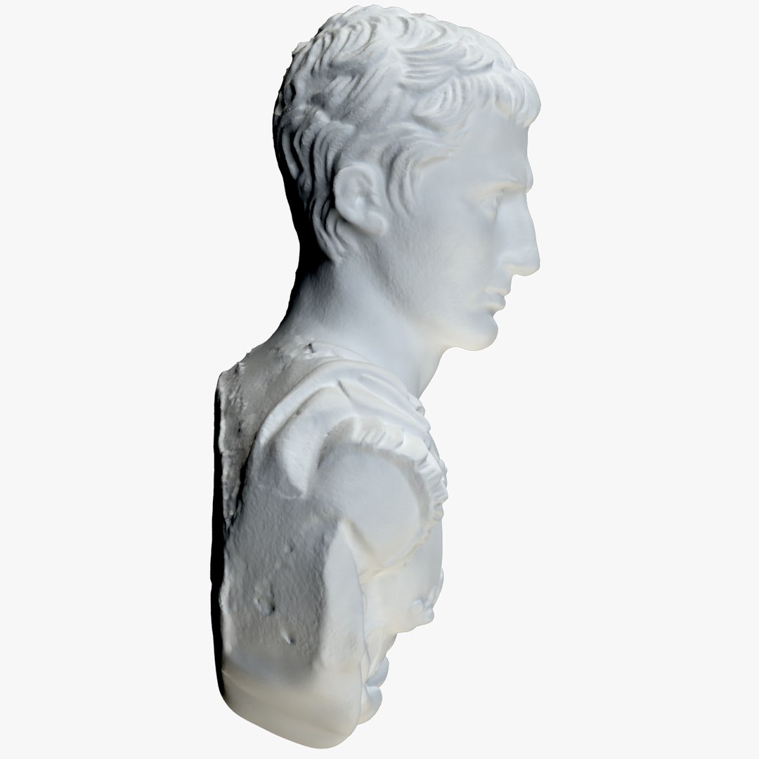 3d model of octavian caesar