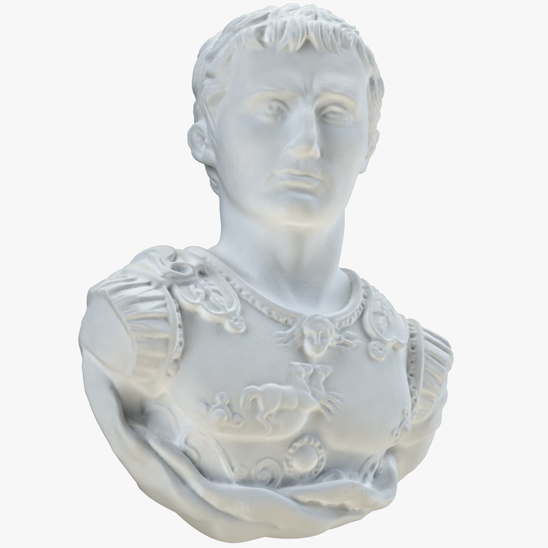 3d model of octavian caesar