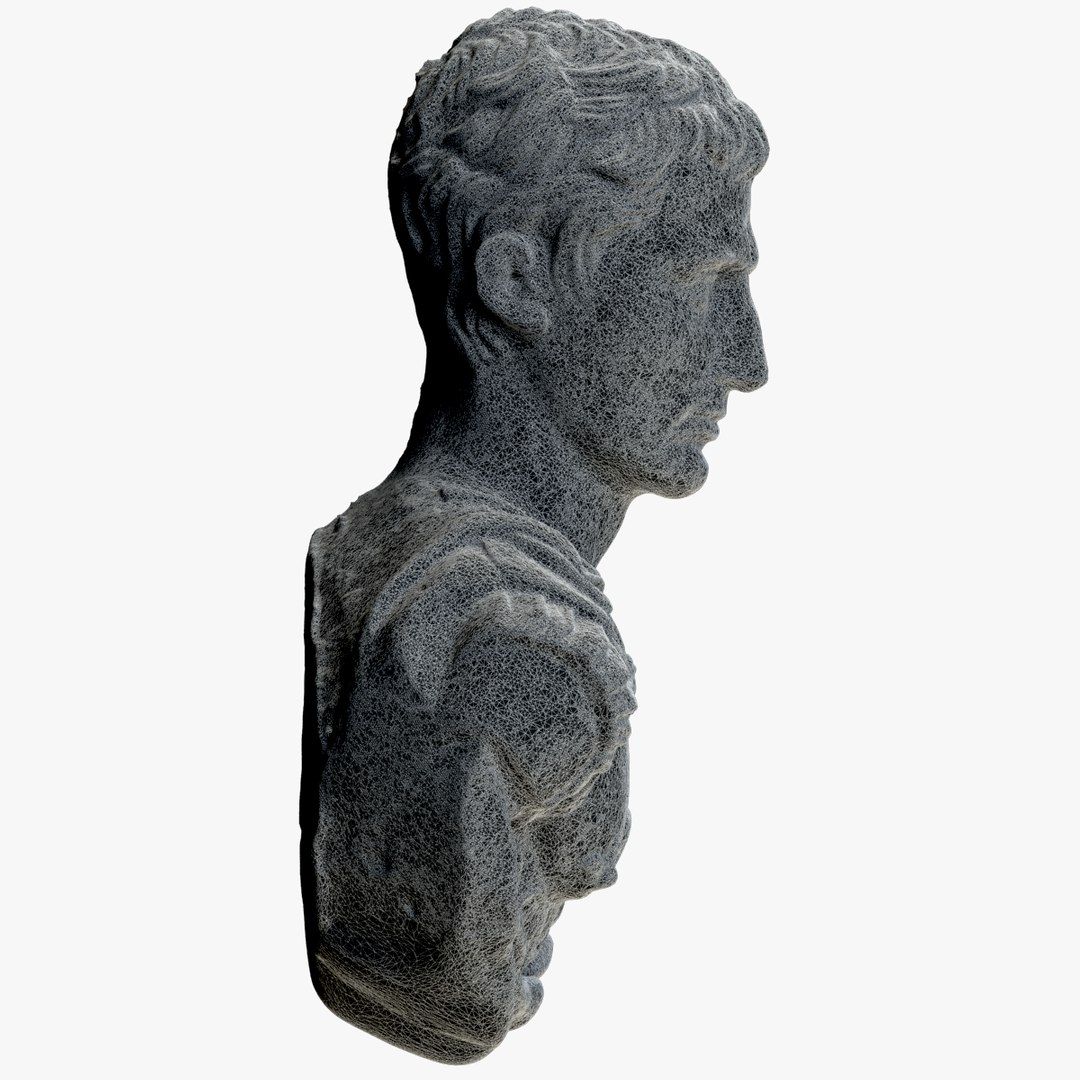 3d model of octavian caesar