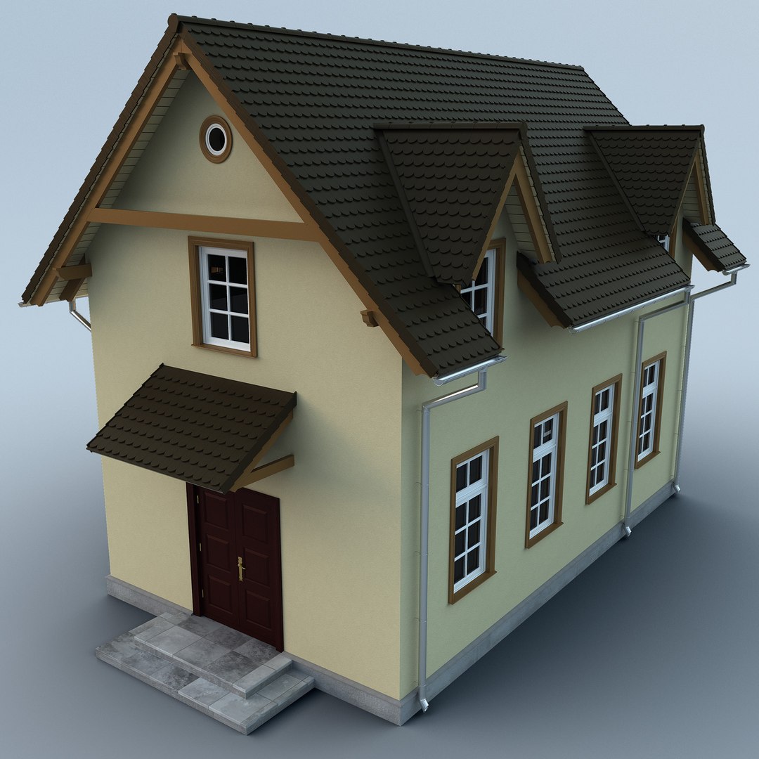 clapboard plastered 3d max