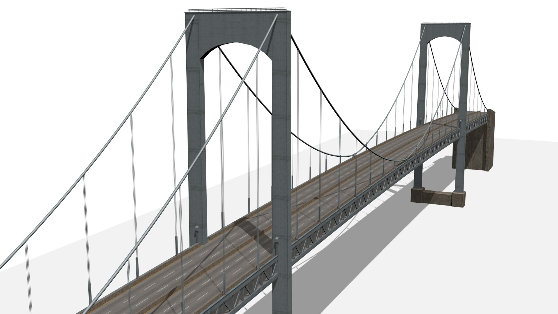 3D Throgs Neck Bridge Model - TurboSquid 1855742