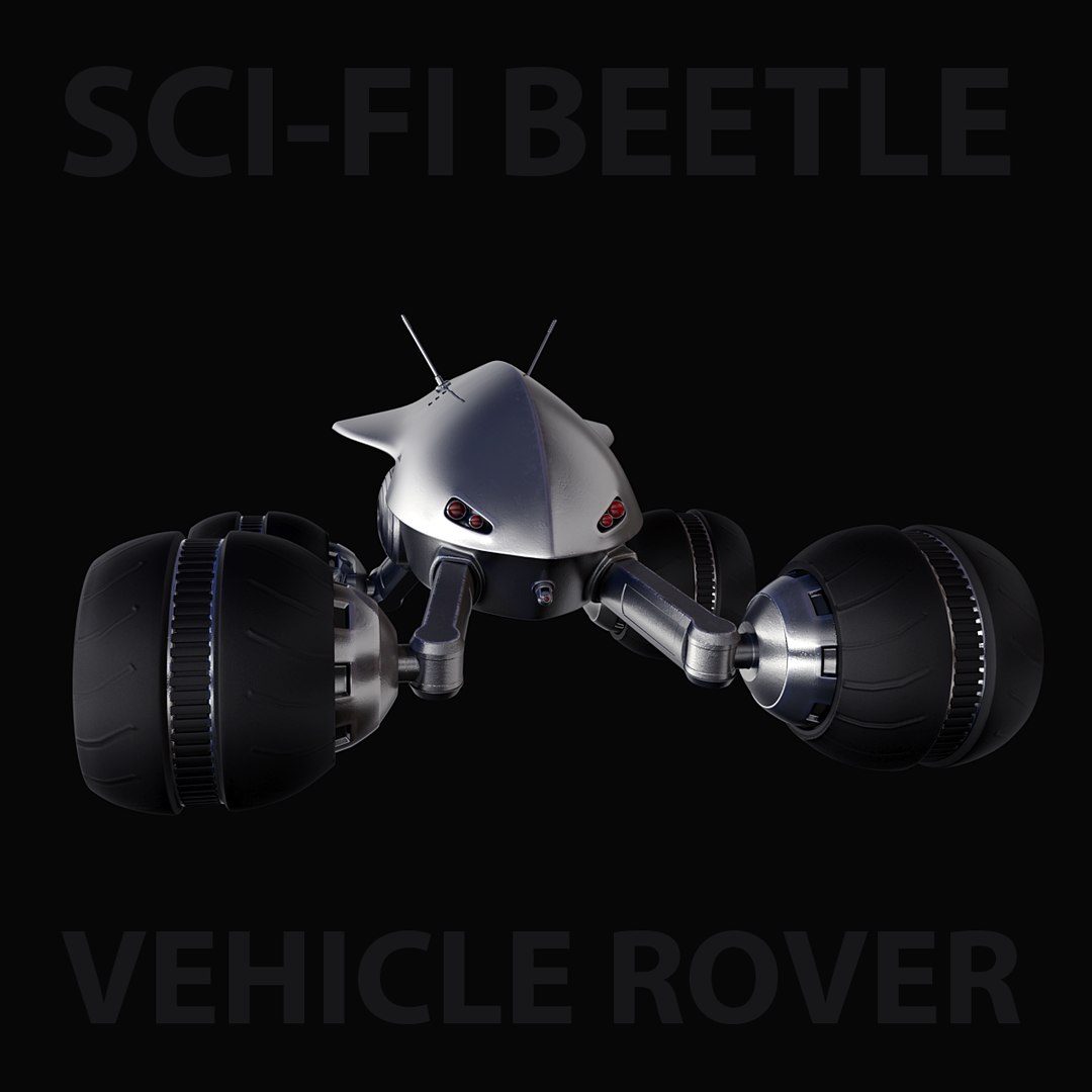 3D Sci-fi Beetle Rover - TurboSquid 1256227