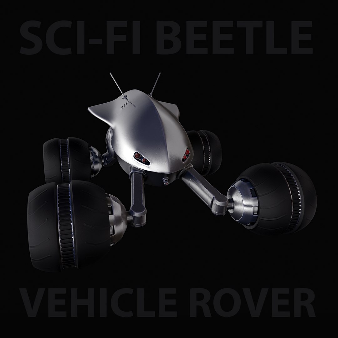 3D Sci-fi Beetle Rover - TurboSquid 1256227