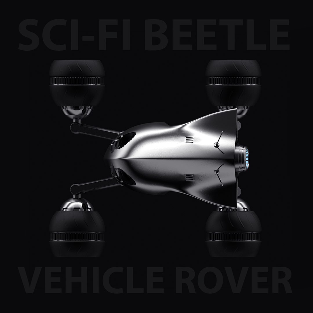 3D Sci-fi Beetle Rover - TurboSquid 1256227