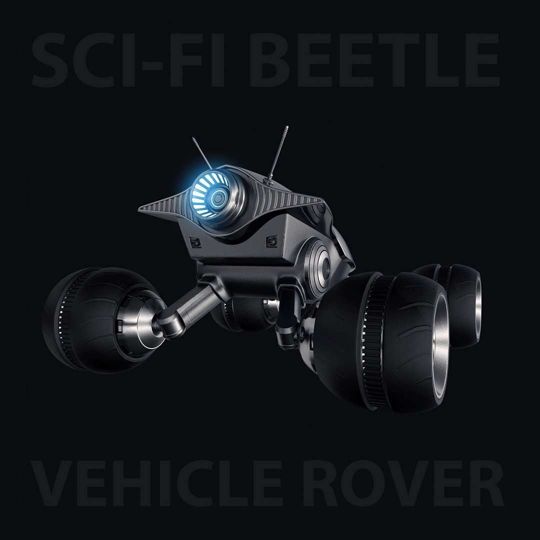 3D Sci-fi Beetle Rover - TurboSquid 1256227