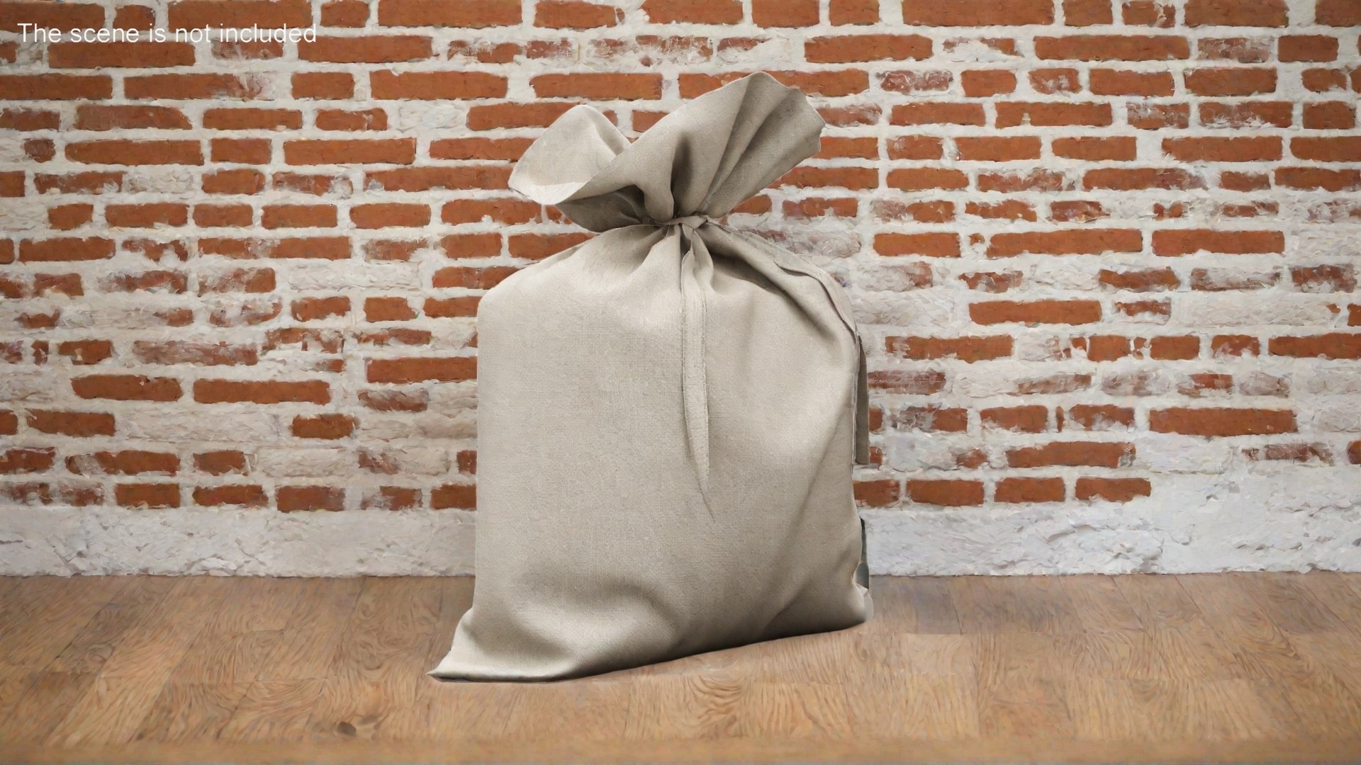 3D Canvas Sack Tied Model - TurboSquid 2271122