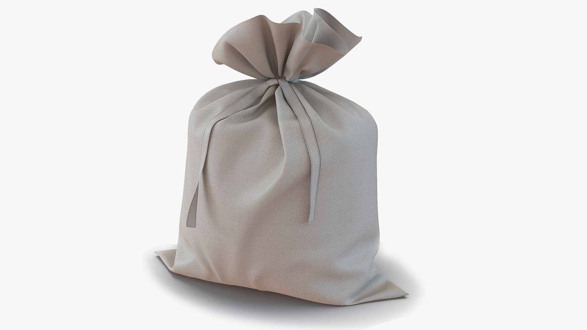 3D Canvas Sack Tied Model - TurboSquid 2271122