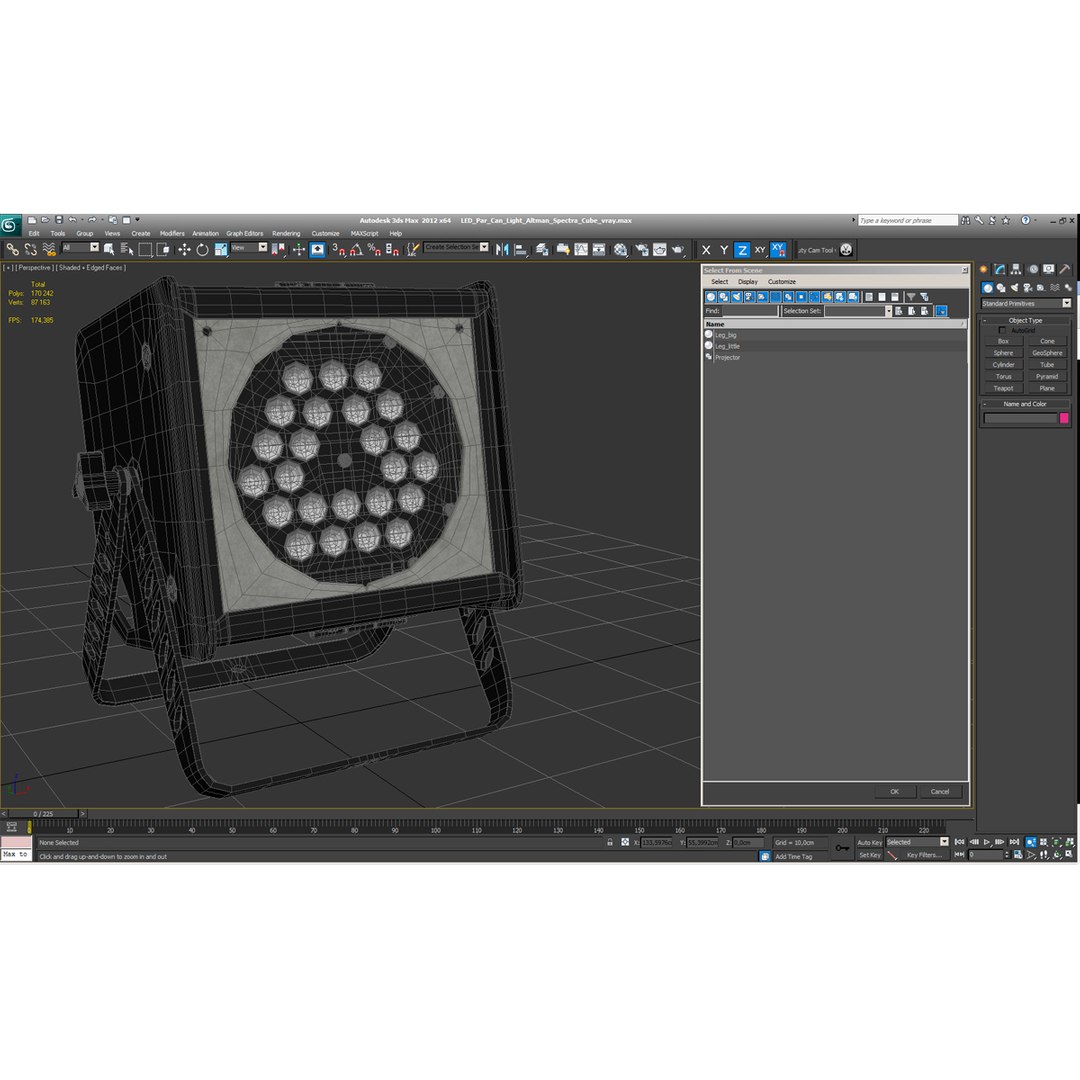 Led Par Light Altman 3d Model