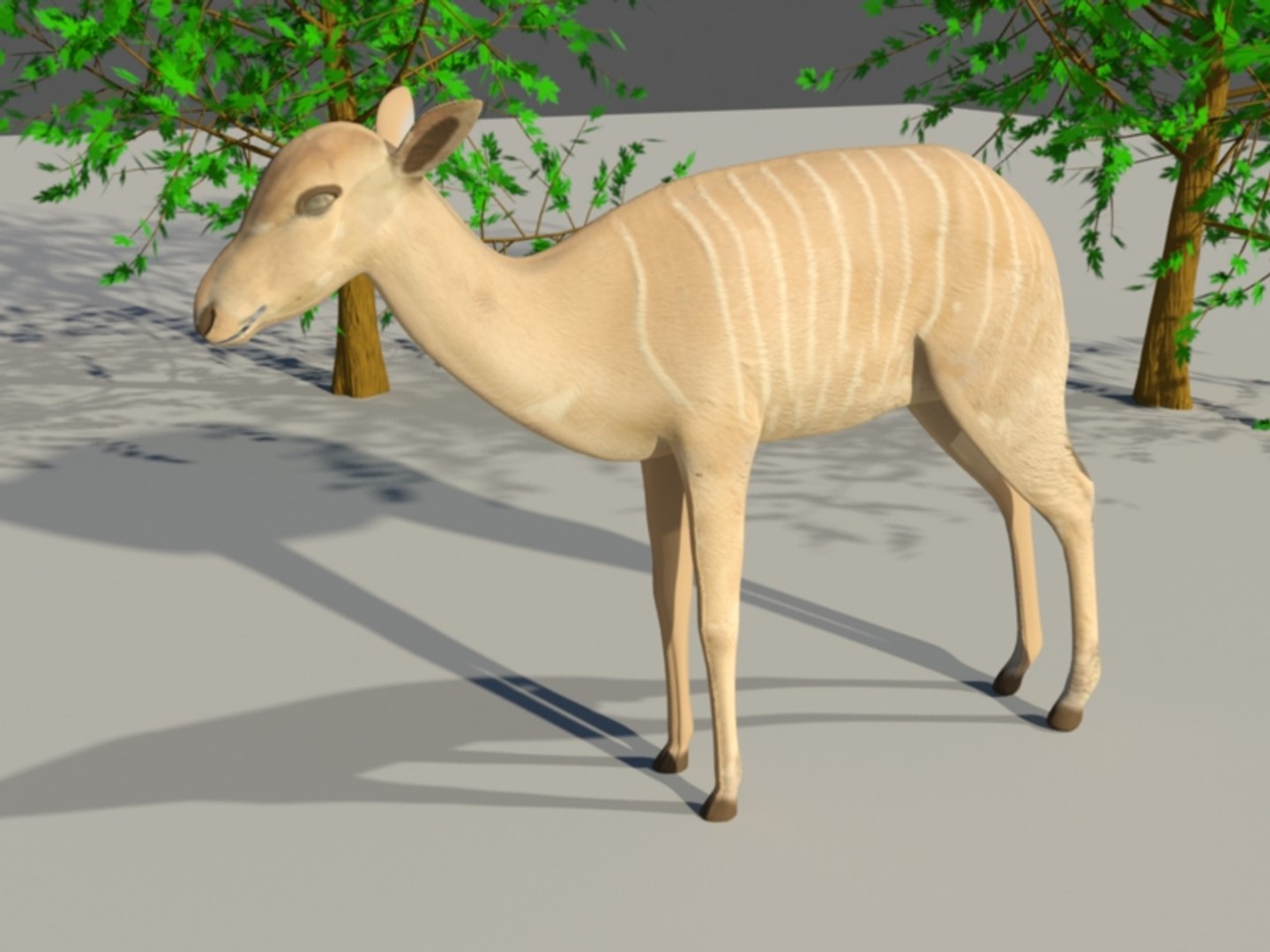 nyala antelope 3d model