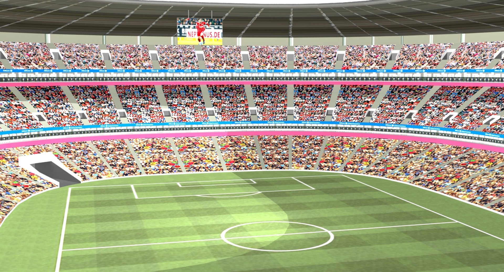 3D allianz arena - TurboSquid 1290038