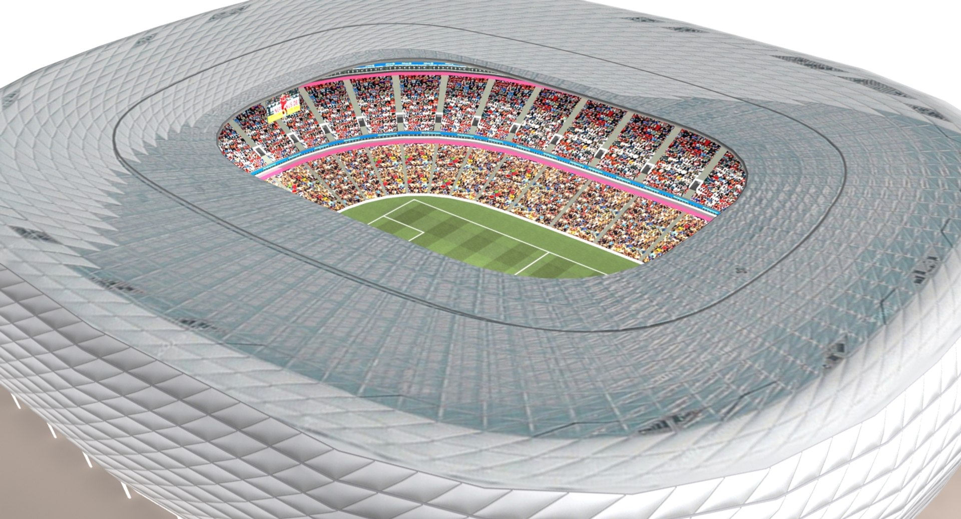 3D allianz arena - TurboSquid 1290038
