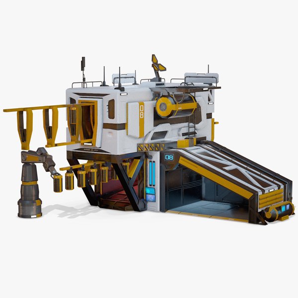 Interplanetary Modular Refinery Sci-Fi Facility Modelo 3D - TurboSquid ...
