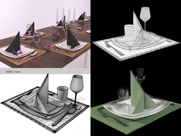 SketchUp Dishes Models | TurboSquid