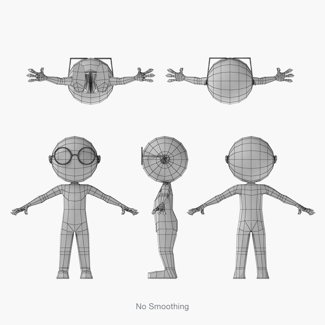 3D Generic Cartoon Character - TurboSquid 1245990