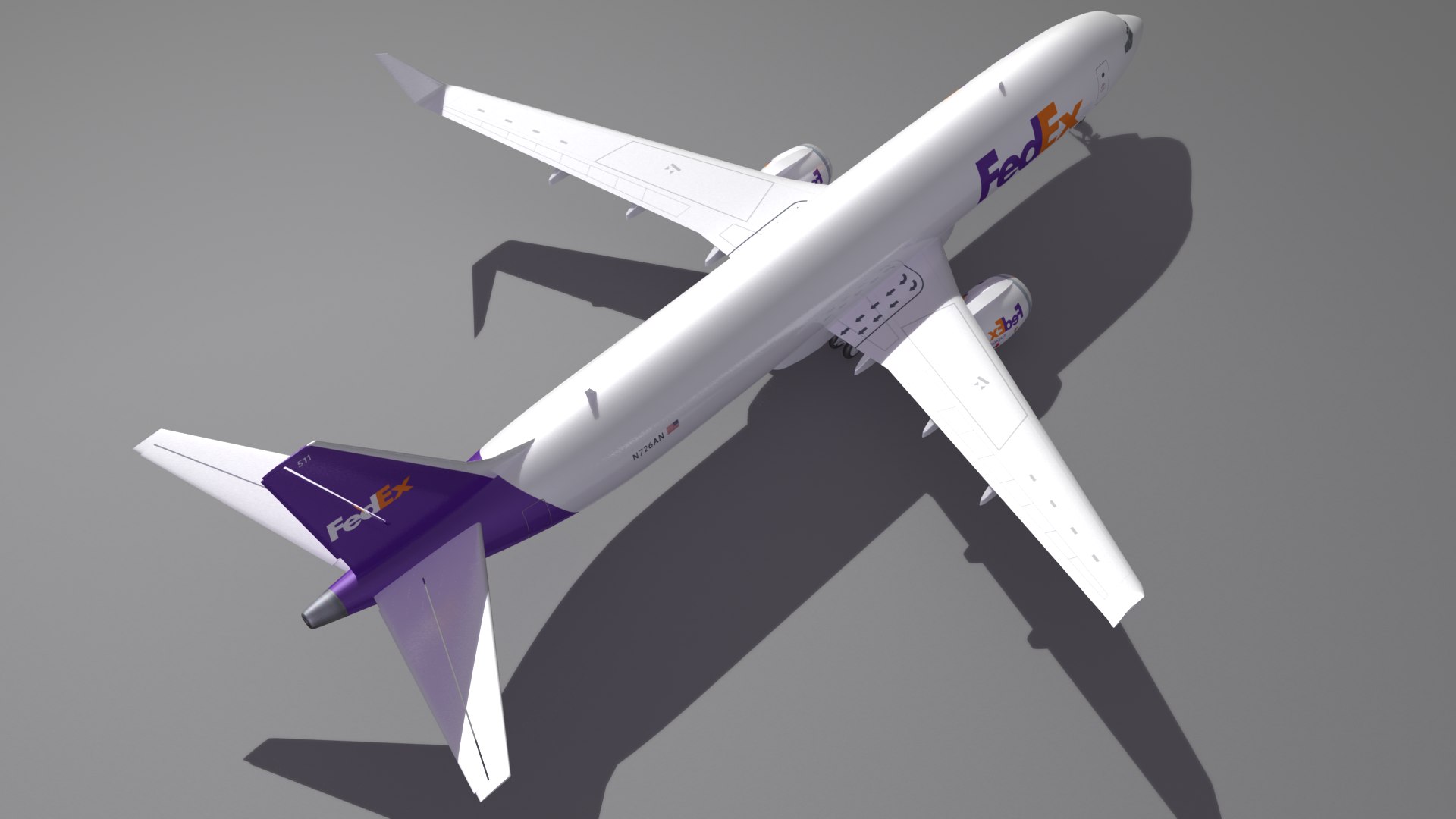 Fedex Airlines Airplane Generic 3D Model - TurboSquid 1469776