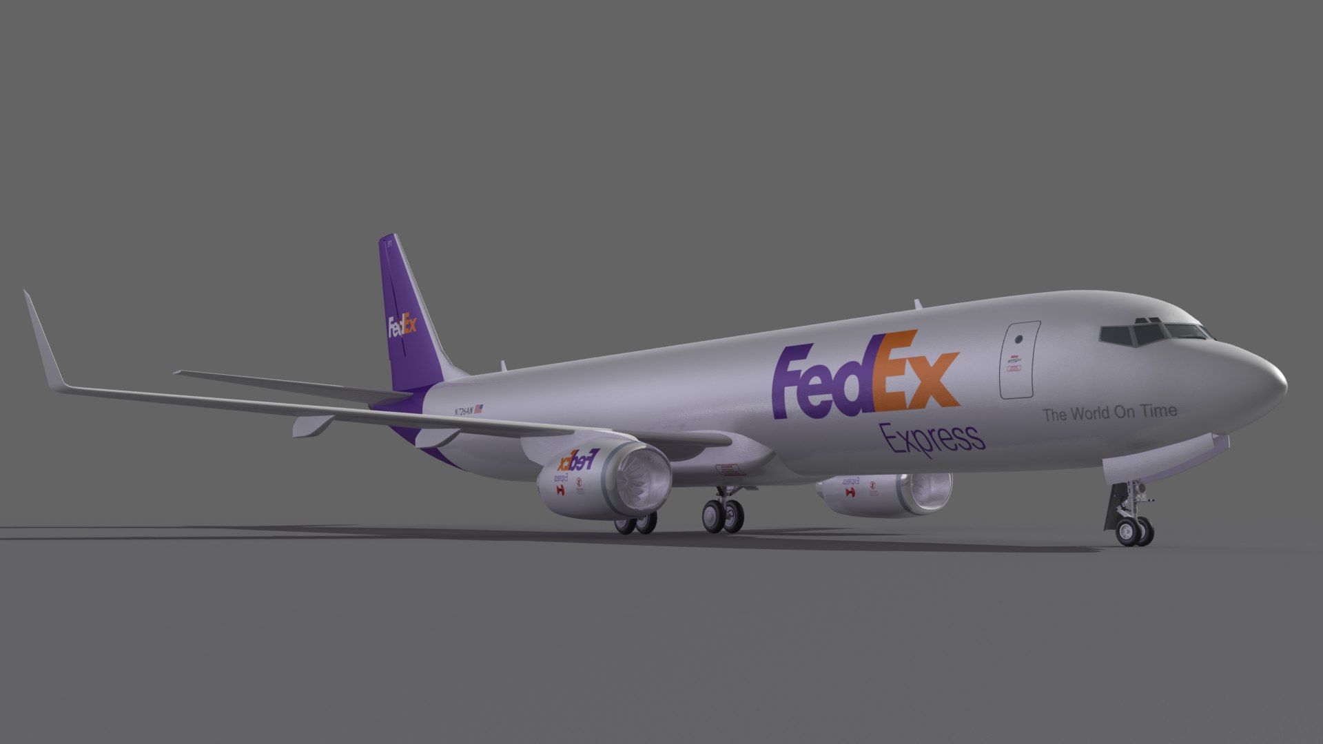 Fedex Airlines Airplane Generic 3D Model - TurboSquid 1469776