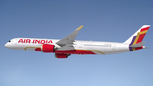 modelo 3d Airbus A350 Air India - TurboSquid 2112286