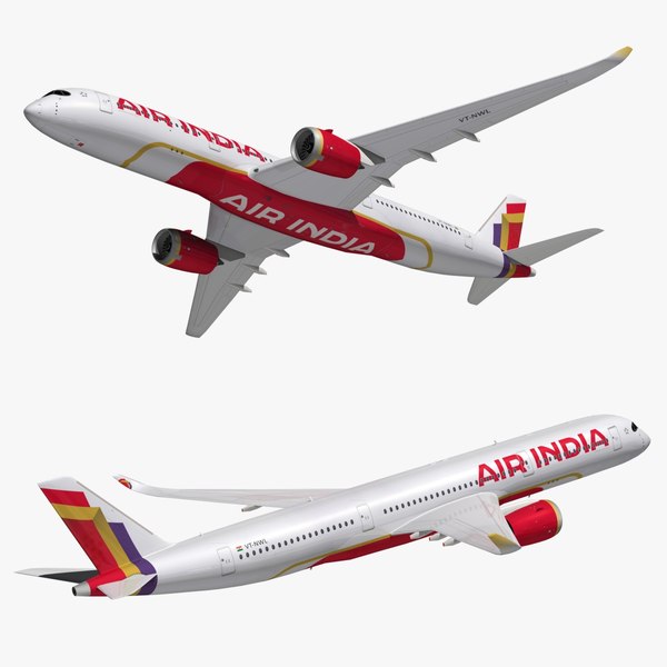 modelo 3d Airbus A350 Air India - TurboSquid 2112286