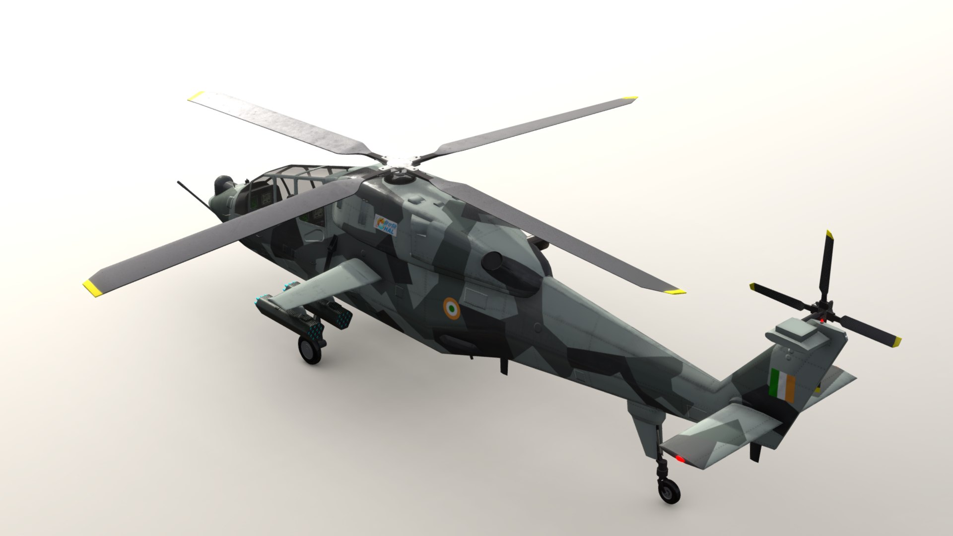 HAL Light Combat Helicopter LCH 3D Model - TurboSquid 1803853