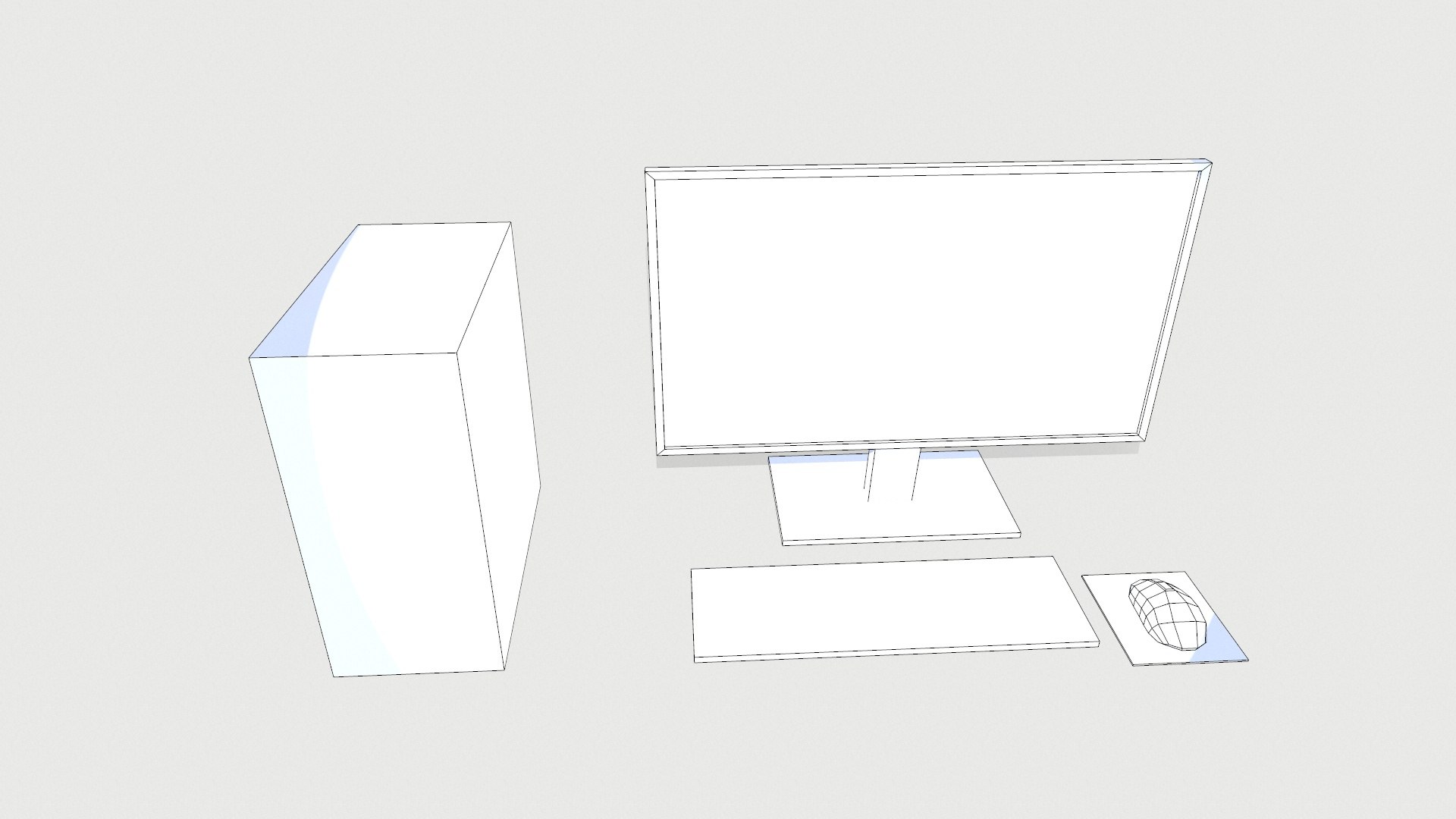 Desktop Computer 3D Model - TurboSquid 2298902