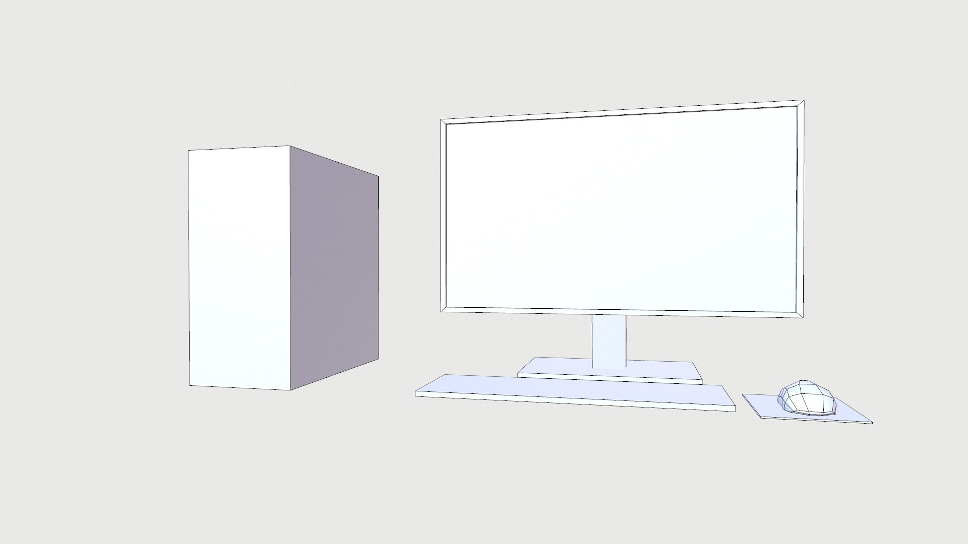 Desktop Computer 3D Model - TurboSquid 2298902