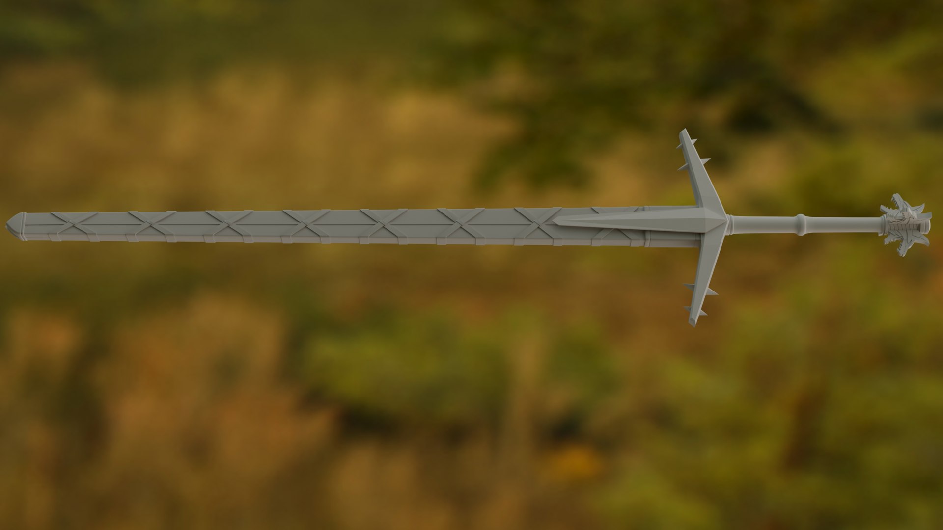 Aerondight Sword 3D Model - TurboSquid 1271058