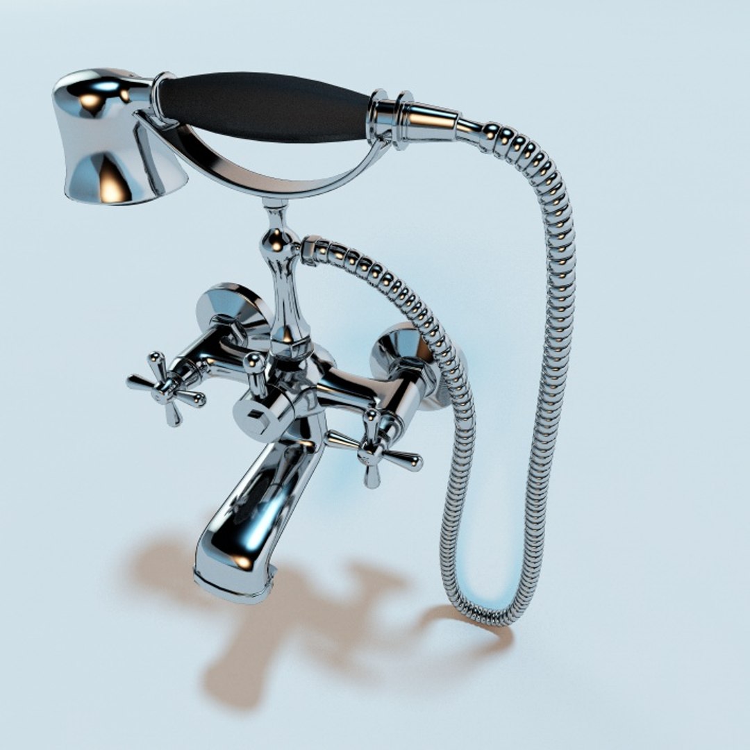 3d classic bathroom mixer tap model