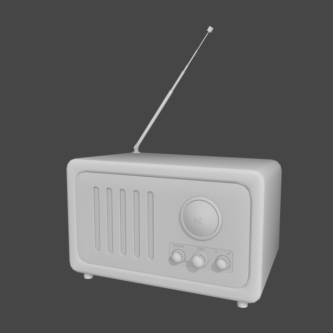 Radio 3D Model - TurboSquid 2034742