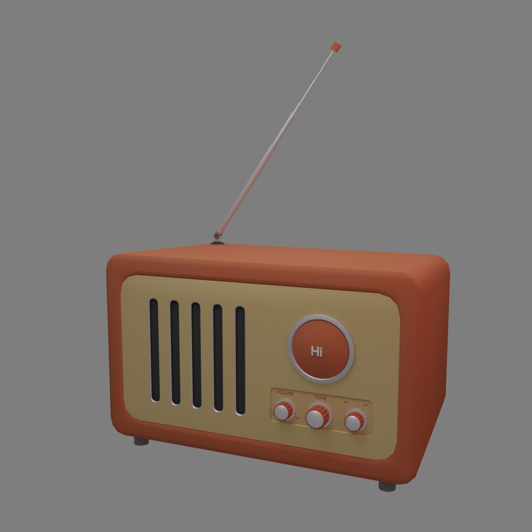 Radio 3D Model - TurboSquid 2034742