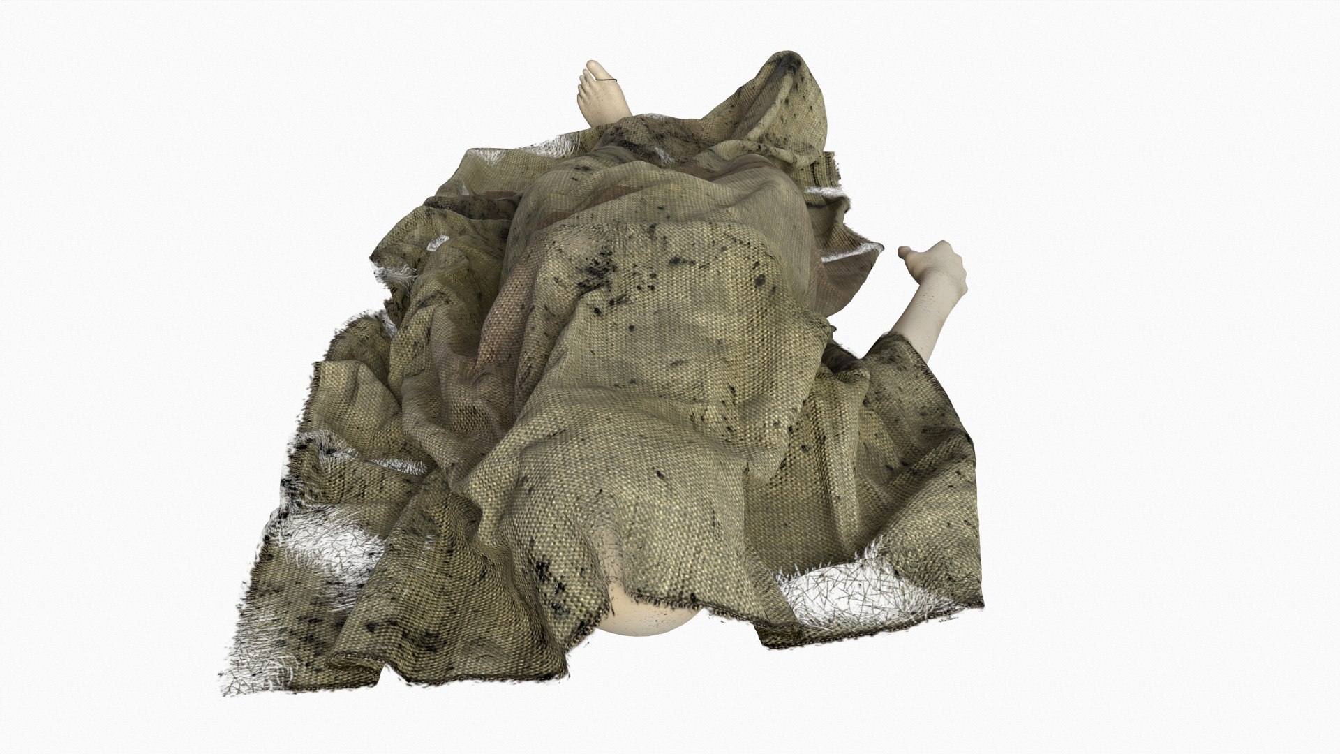 3D Stylized Dead Body Vol4 Model - TurboSquid 1872666