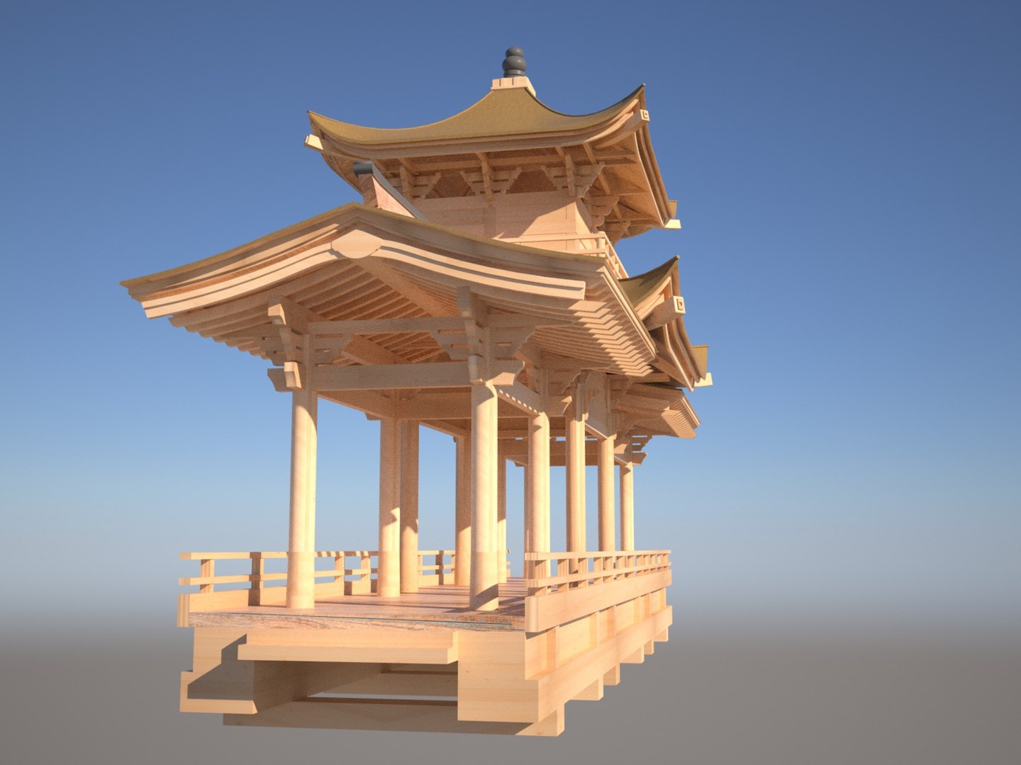 Chinese Bridge 3D Model - TurboSquid 1199309
