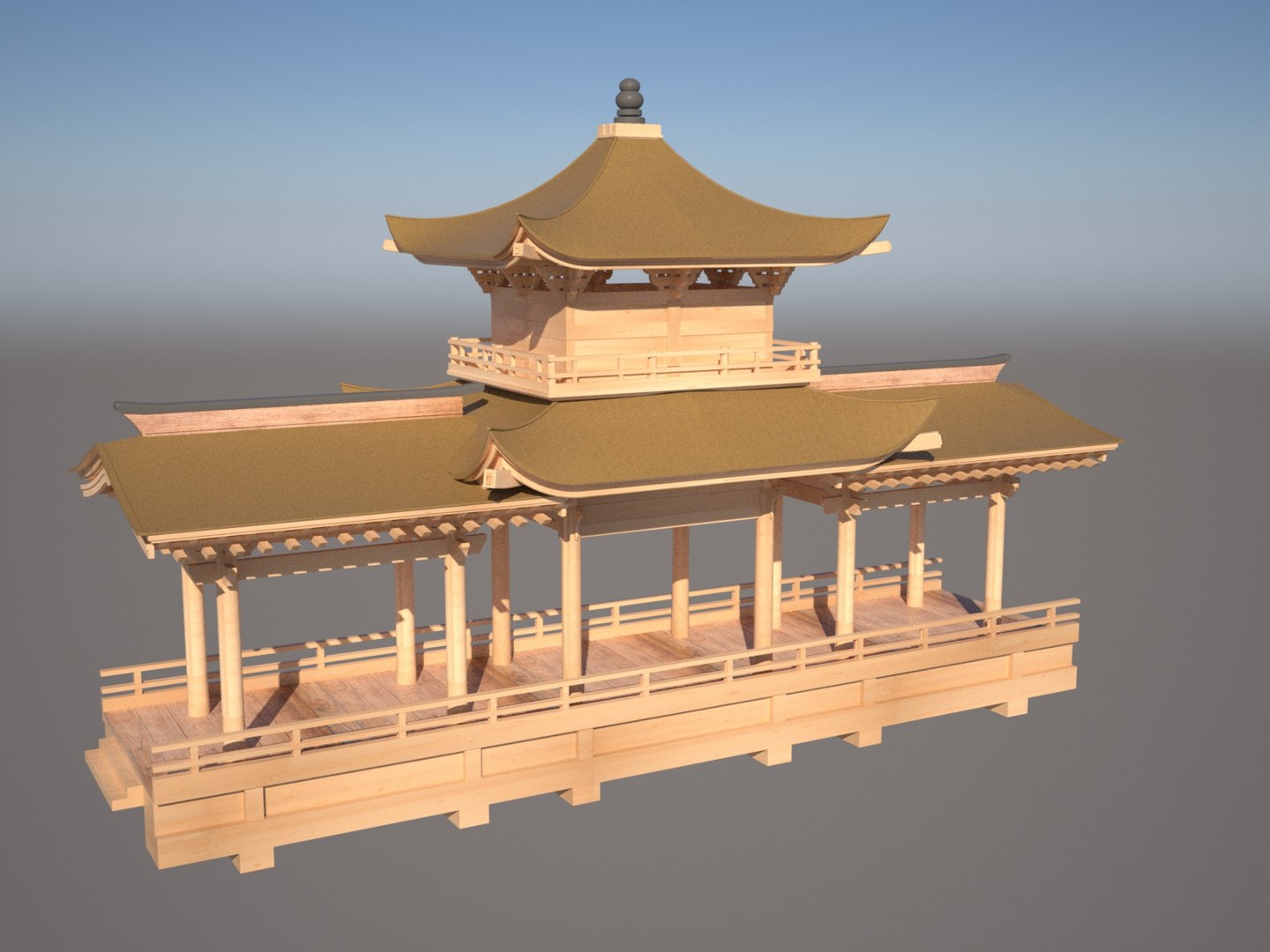 Chinese Bridge 3D Model - TurboSquid 1199309