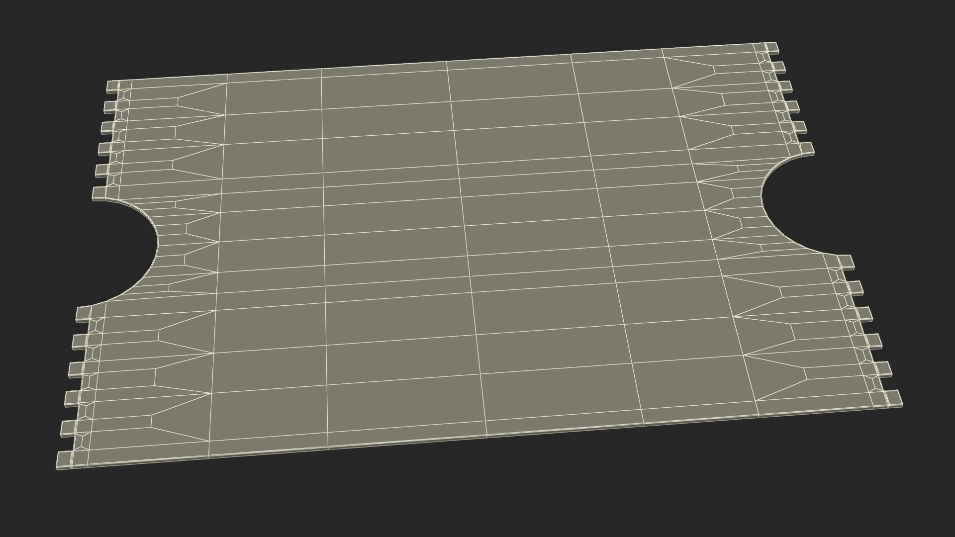 3D Golden Event Admission Ticket Model - TurboSquid 2238379