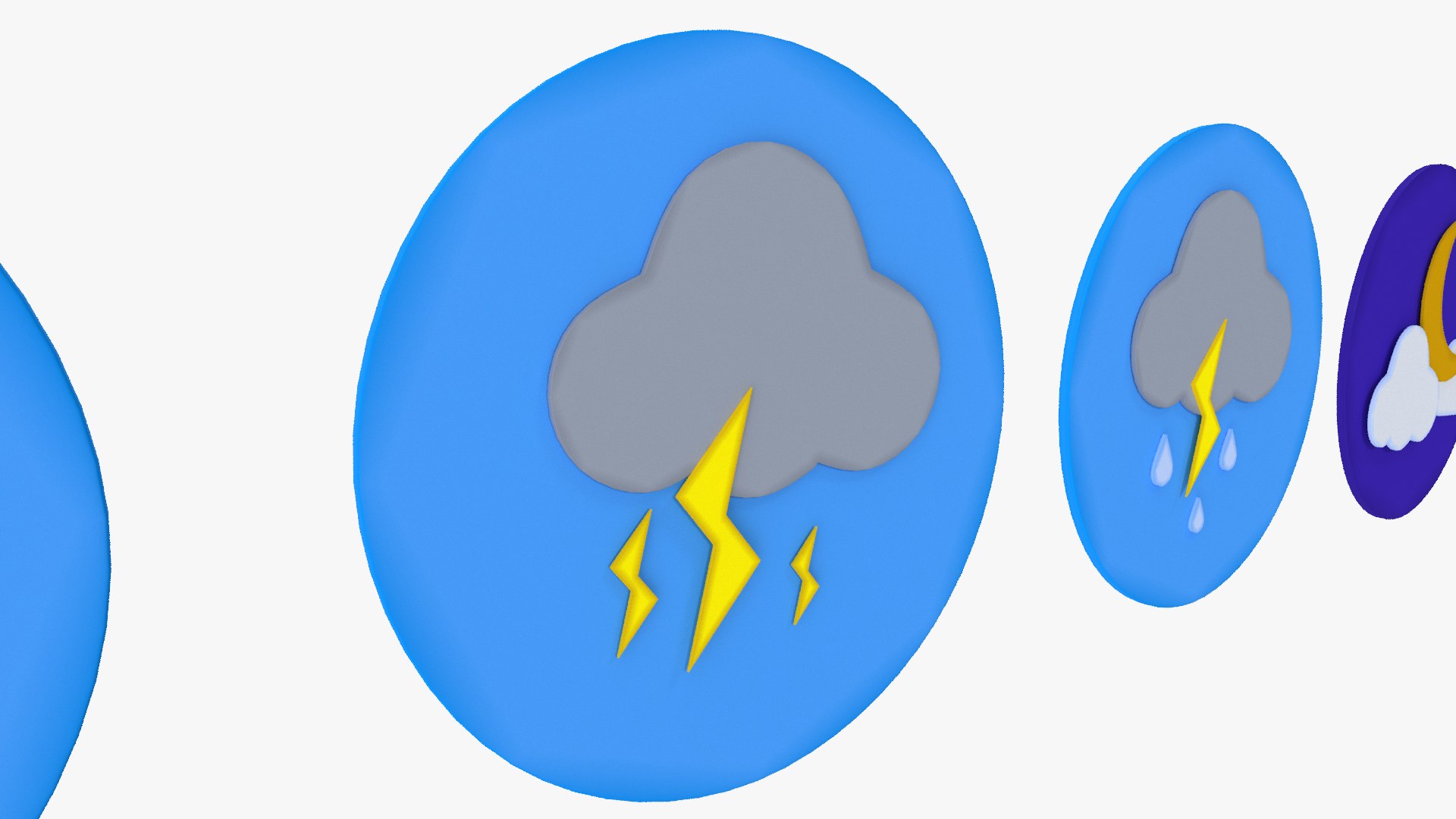 3D Weather Icons Set - TurboSquid 2165139