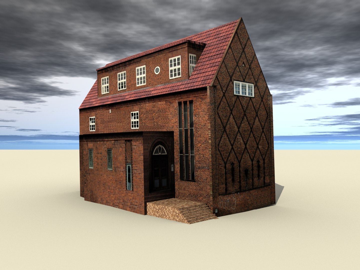 ancient building 3d model