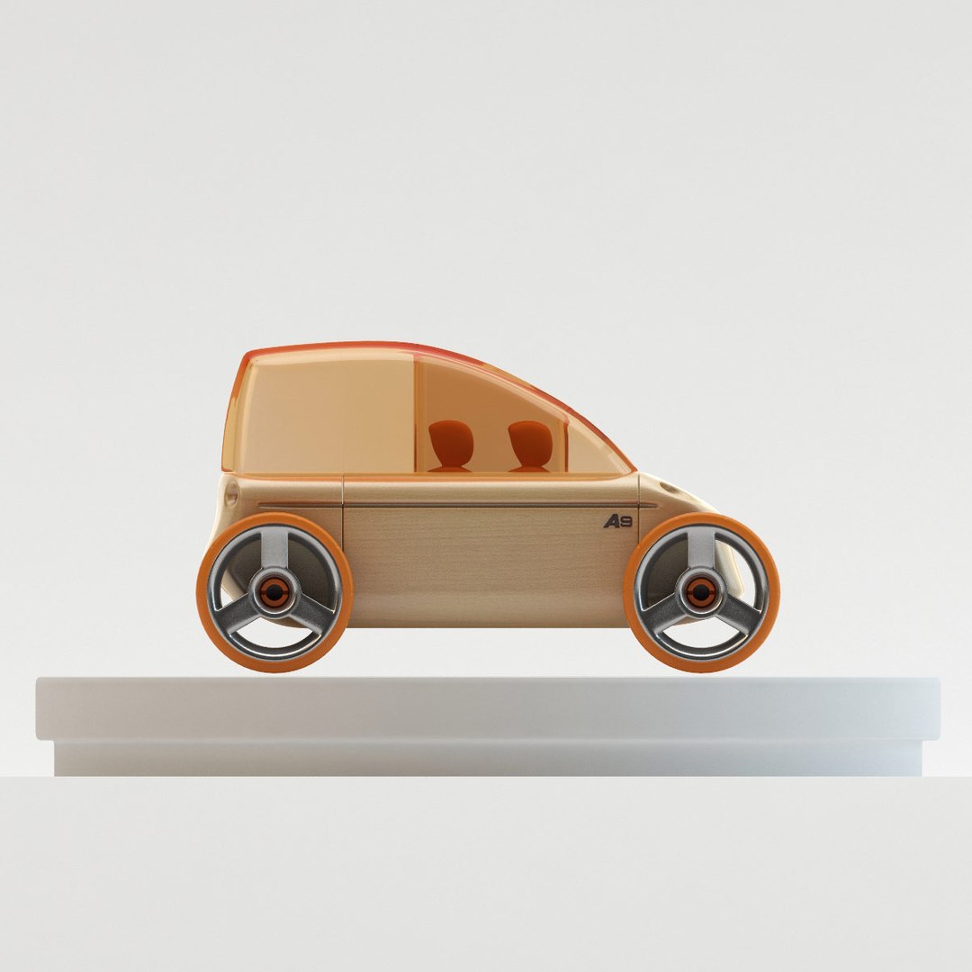 3d model - automoblox a9 city car