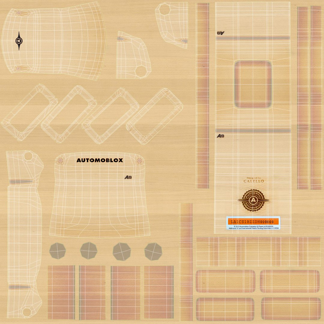 3d model - automoblox a9 city car