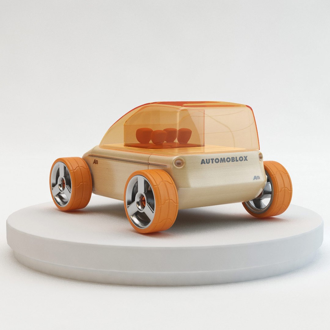 3d model - automoblox a9 city car