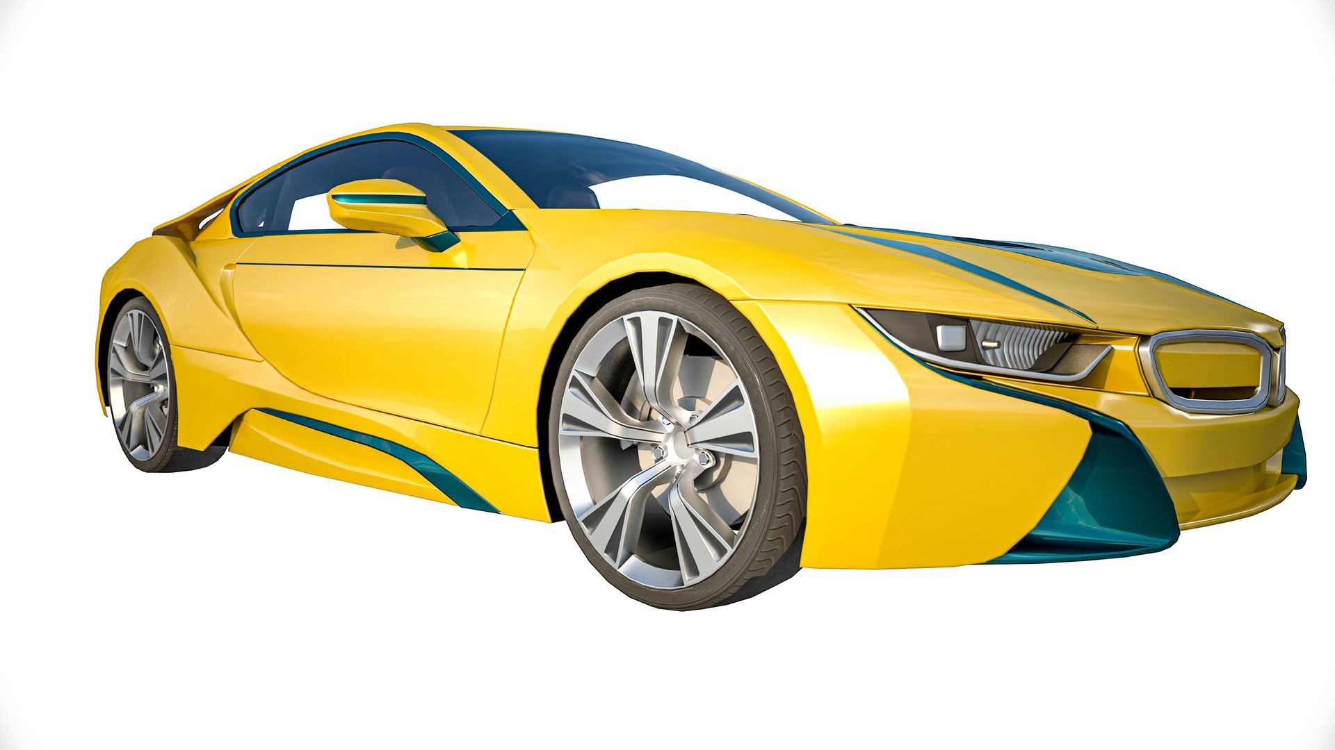 3D Luxury Sports Car Model - TurboSquid 2247725