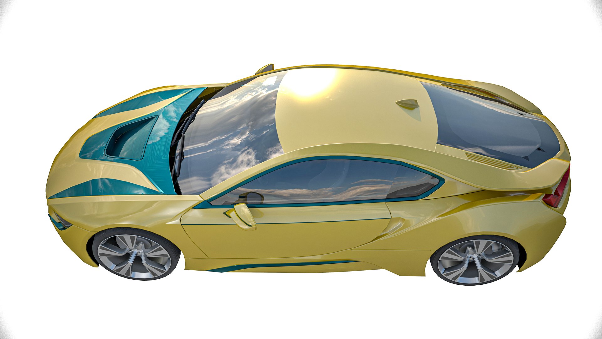 3D Luxury Sports Car Model - TurboSquid 2247725