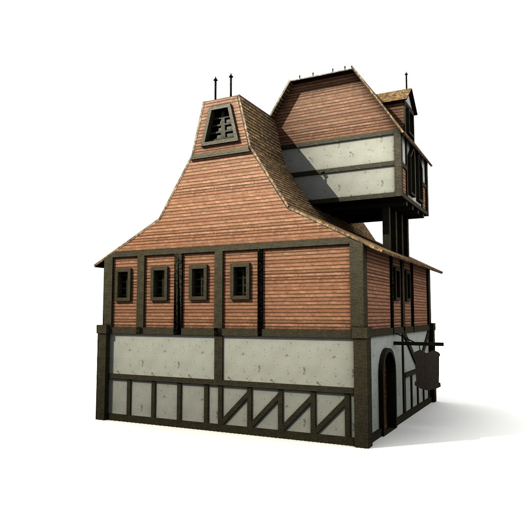 Medieval Buildings Pack 2 Blend