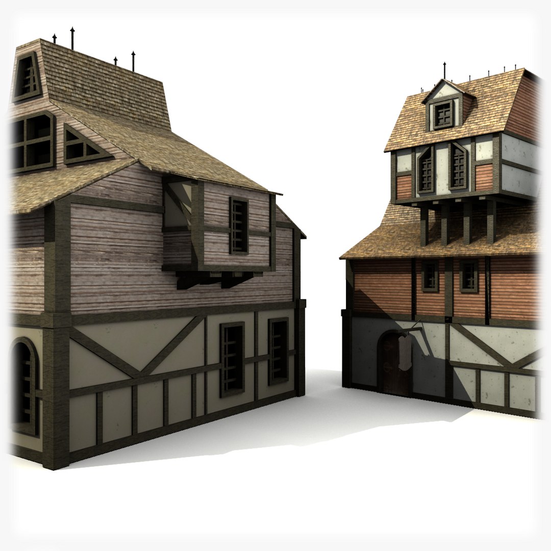 Medieval Buildings Pack 2 Blend