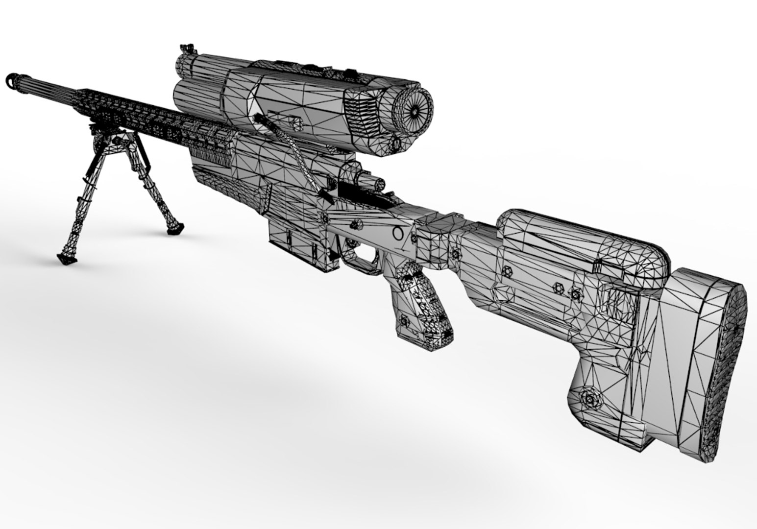 trackingpoint sniper rifle 3d max